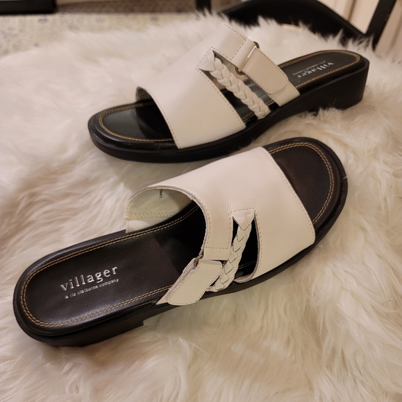 villager | Shoes | Vintage Brand New Liz Claiborne Villager White ...